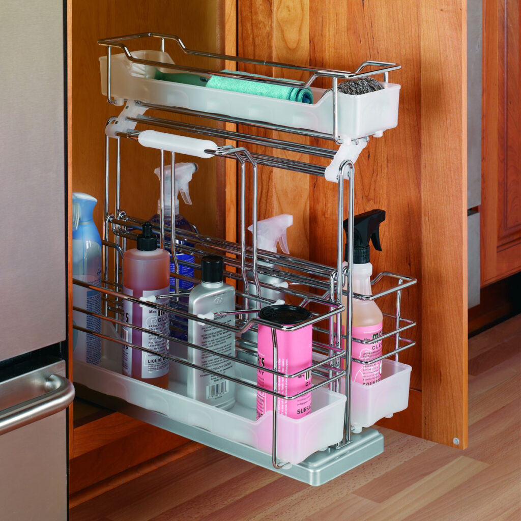 Pull-Out Storage Unit - Three baskets | Cabinetworks Group