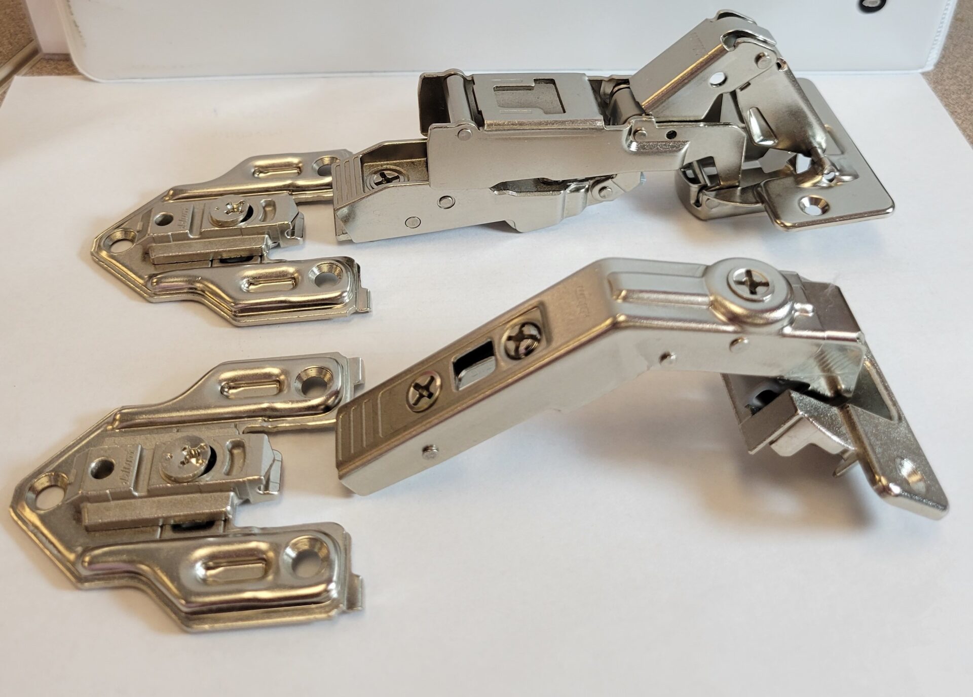 Hinge Set for Lazy Susan Bi-Fold Doors – Frameless Cabinets ...